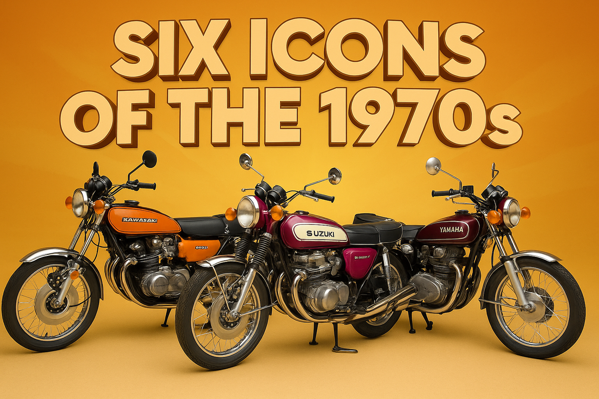 When Legends Collided: Six Icons of the 1970s, One Wild Ride – VintageCB750