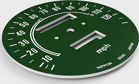 CB750A 1976 Speedo Face Plate & Gear Indicator Decal Set ~ MPH ...